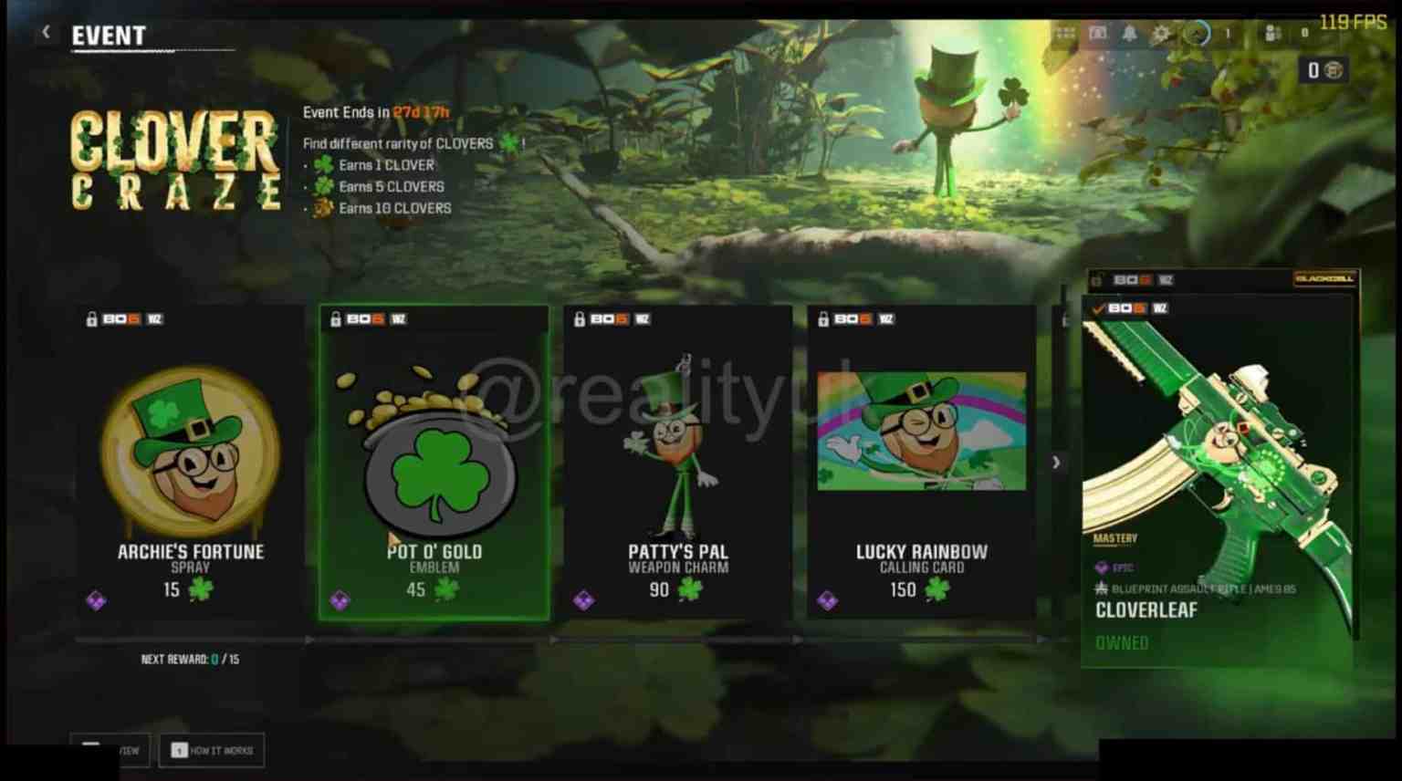 All Black Ops 6 & Warzone 'Clover Craze' Event Rewards & Challenges ...