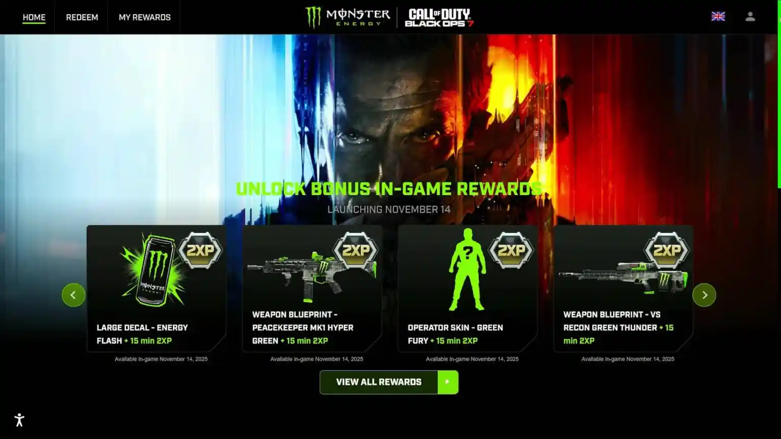 All Black Ops 7 Monster Energy Rewards and How To Unlock (Operator Skins, Blueprints) - Detonated