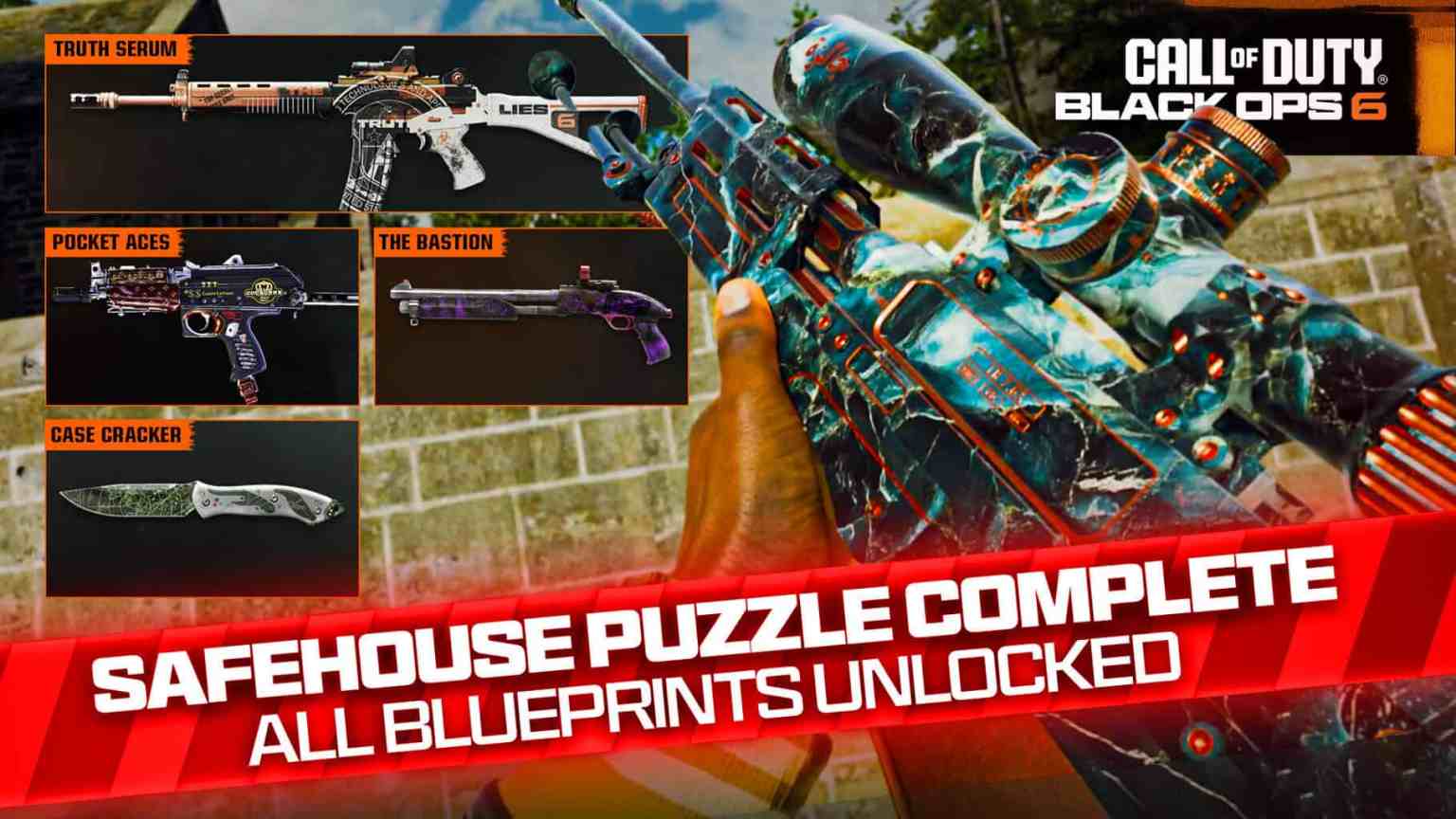All FREE Black Ops 6 Campaign Blueprint Unlocks (Safehouse Puzzle ...