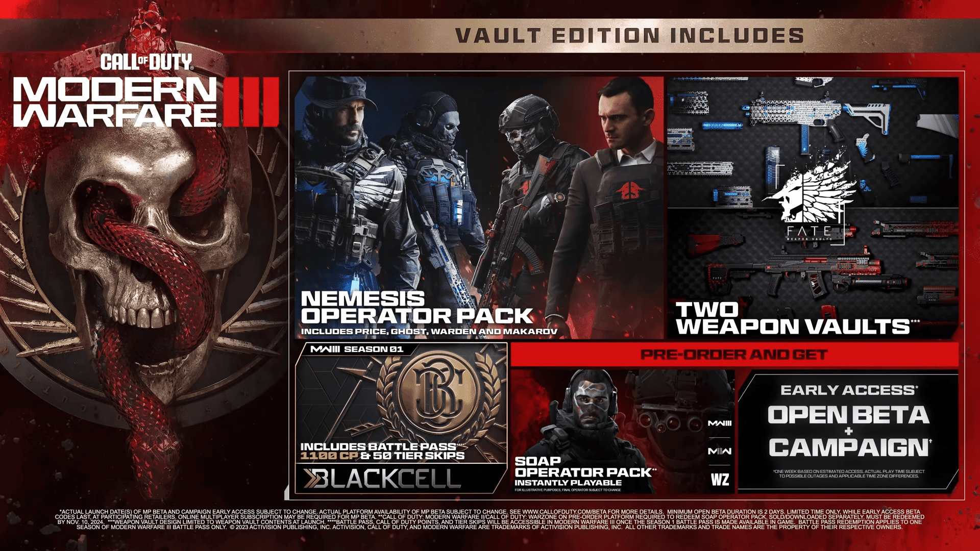 All Modern Warfare 3 Bonus Content, Promo Rewards & Free Unlocks ...