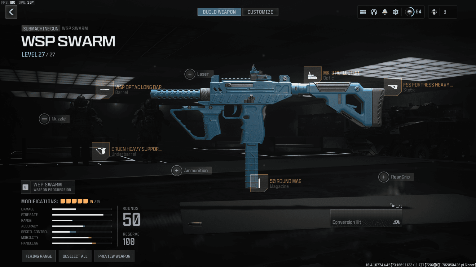 Best WSP Swarm Loadout Warzone Season 1 | Close Range Meta Attachments ...