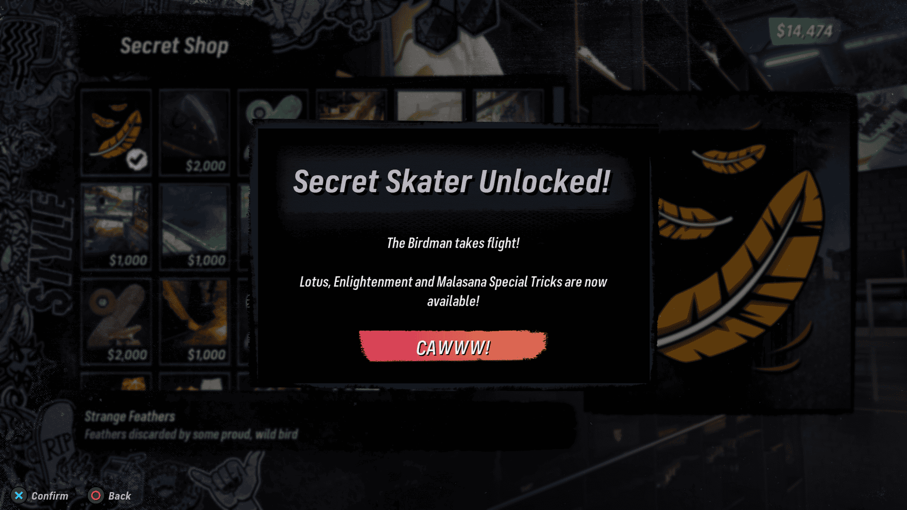 How to Unlock Birdman in Tony Hawk's Pro Skater 3+4 - Detonated