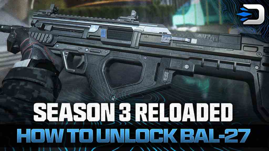 HOW TO UNLOCK THE BAL-27 ASSAULT RIFLE | MW3 & WARZONE SEASON 3 ...