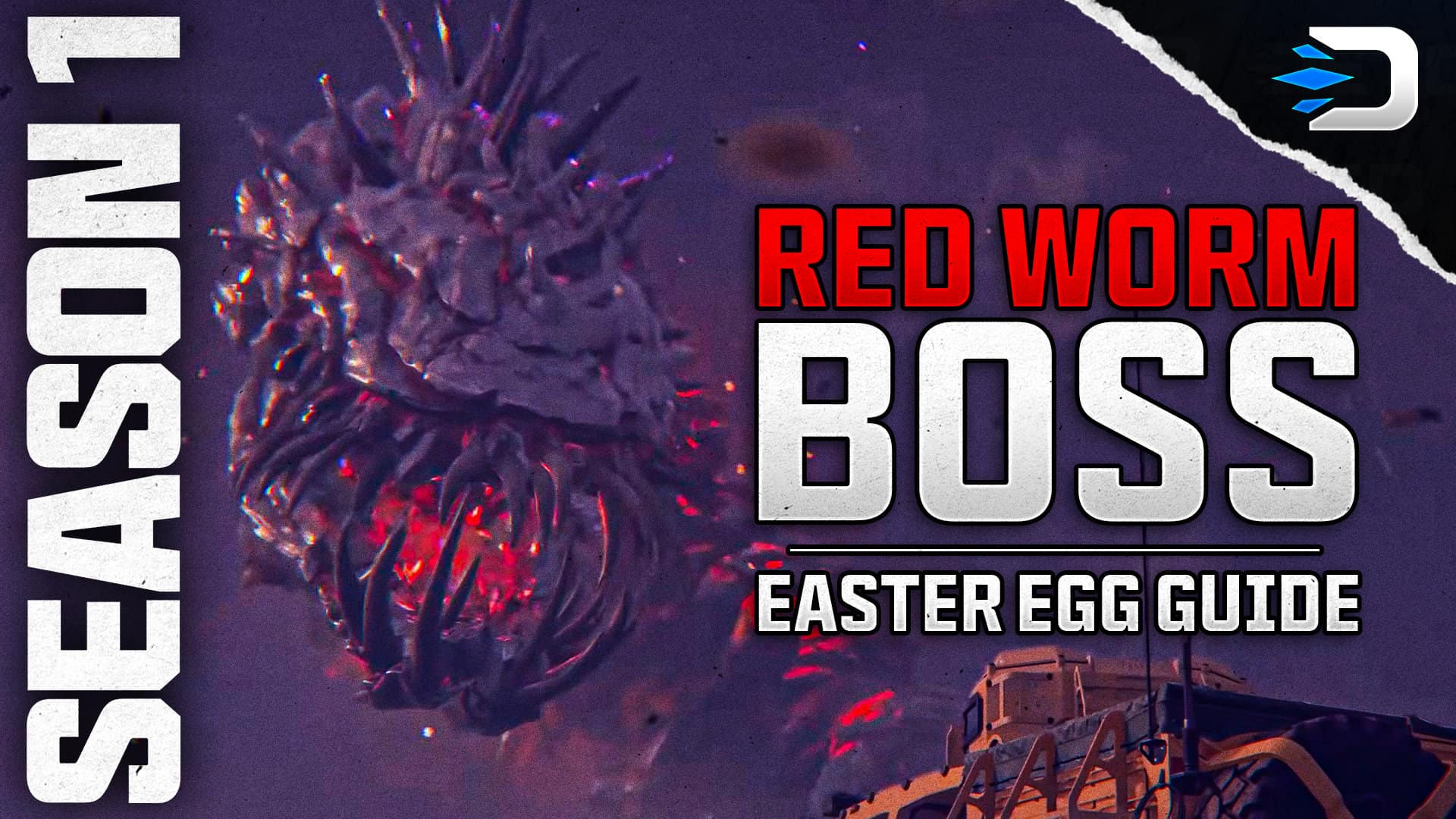 MW3 Zombies Red Aether Worm Boss Fight | USB Easter Egg Guide - Season ...