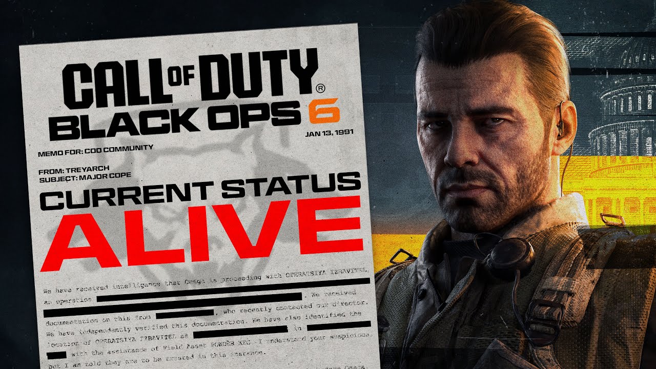Treyarch CONFIRMS 'Alex Mason' Death is Canon to Black Ops Timeline ...