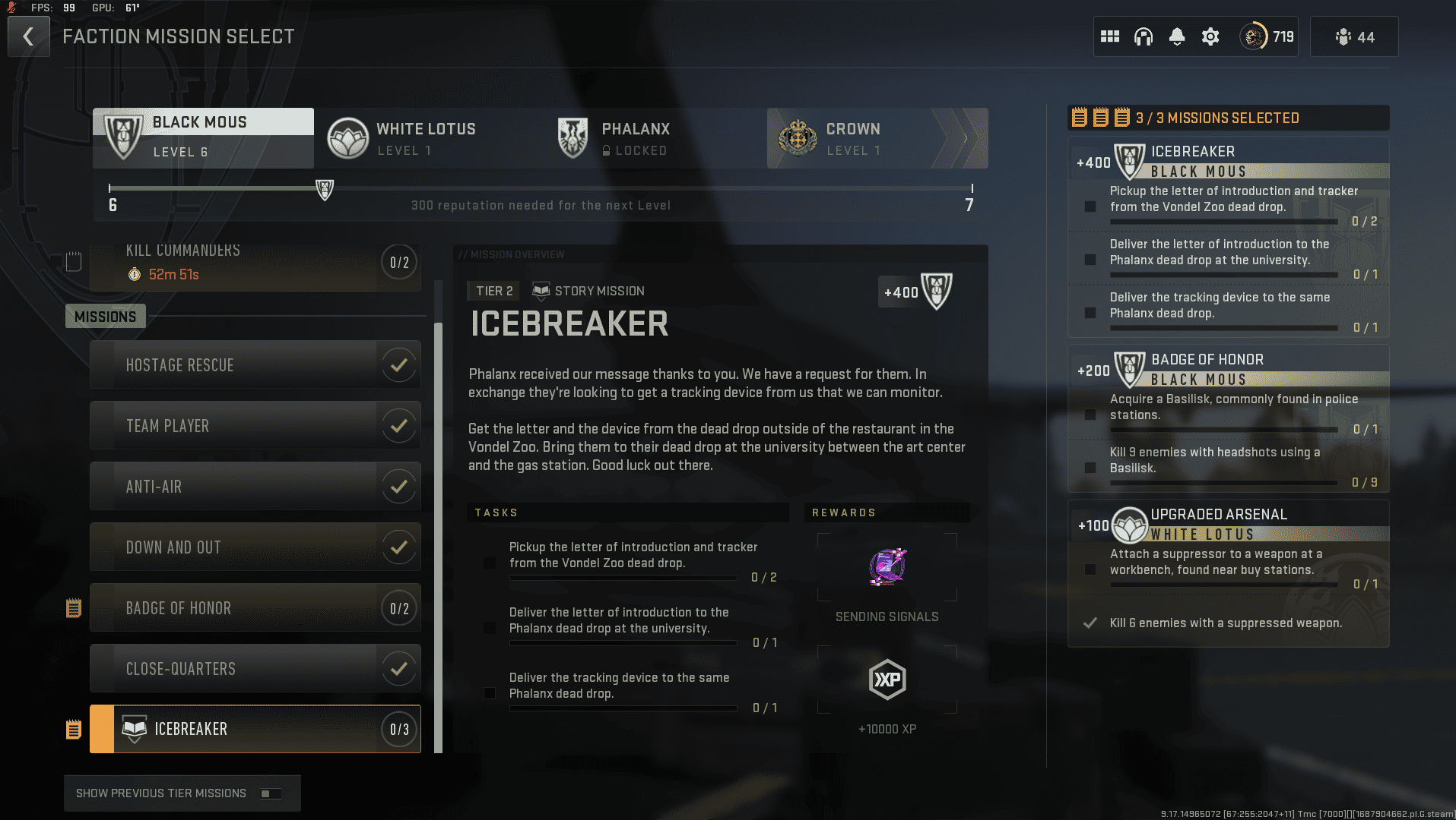 All DMZ Season 4 Faction Missions & Rewards - Detonated