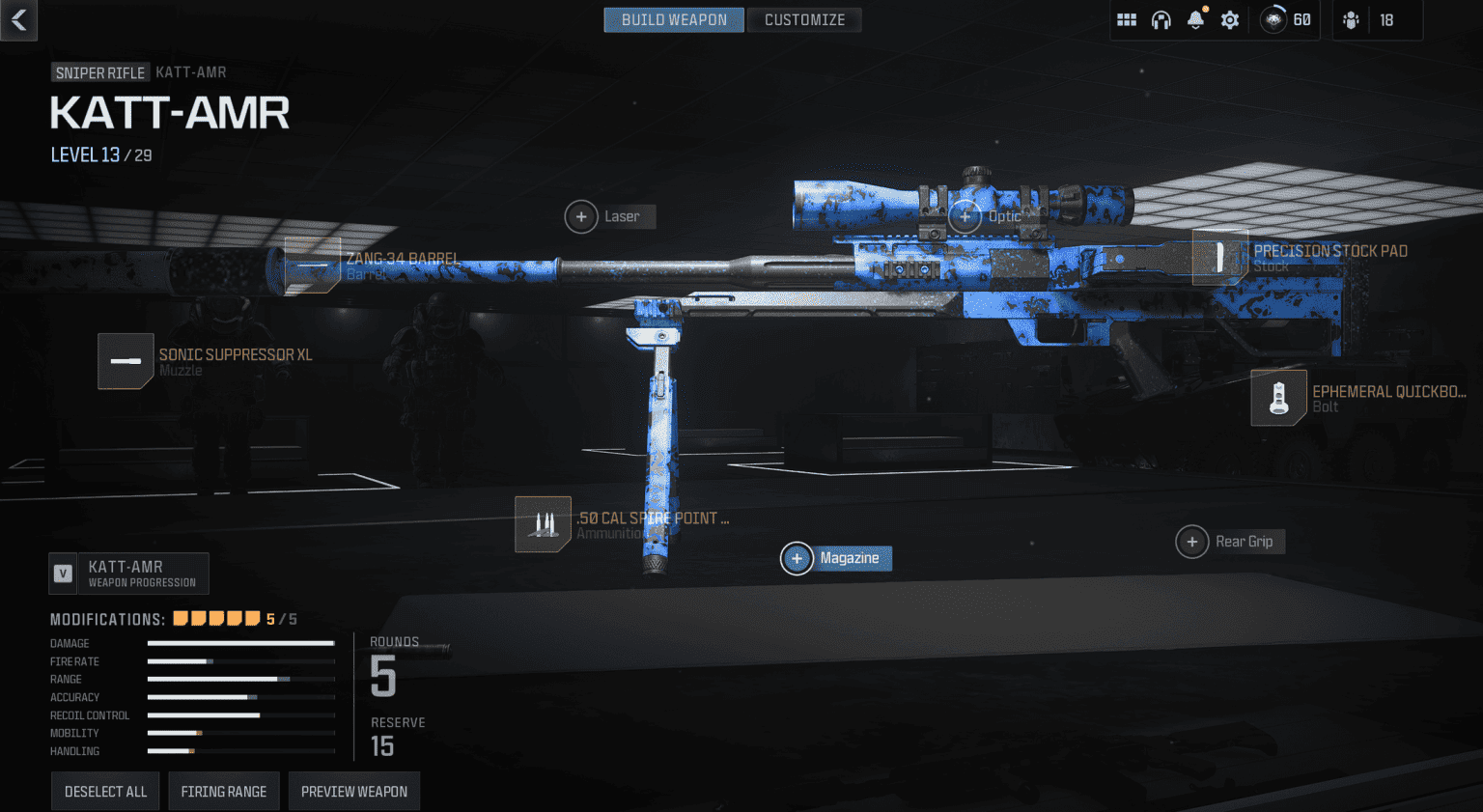 BEST KATT-AMR LOADOUT WARZONE SEASON 1 | SNIPER META ATTACHMENTS ...