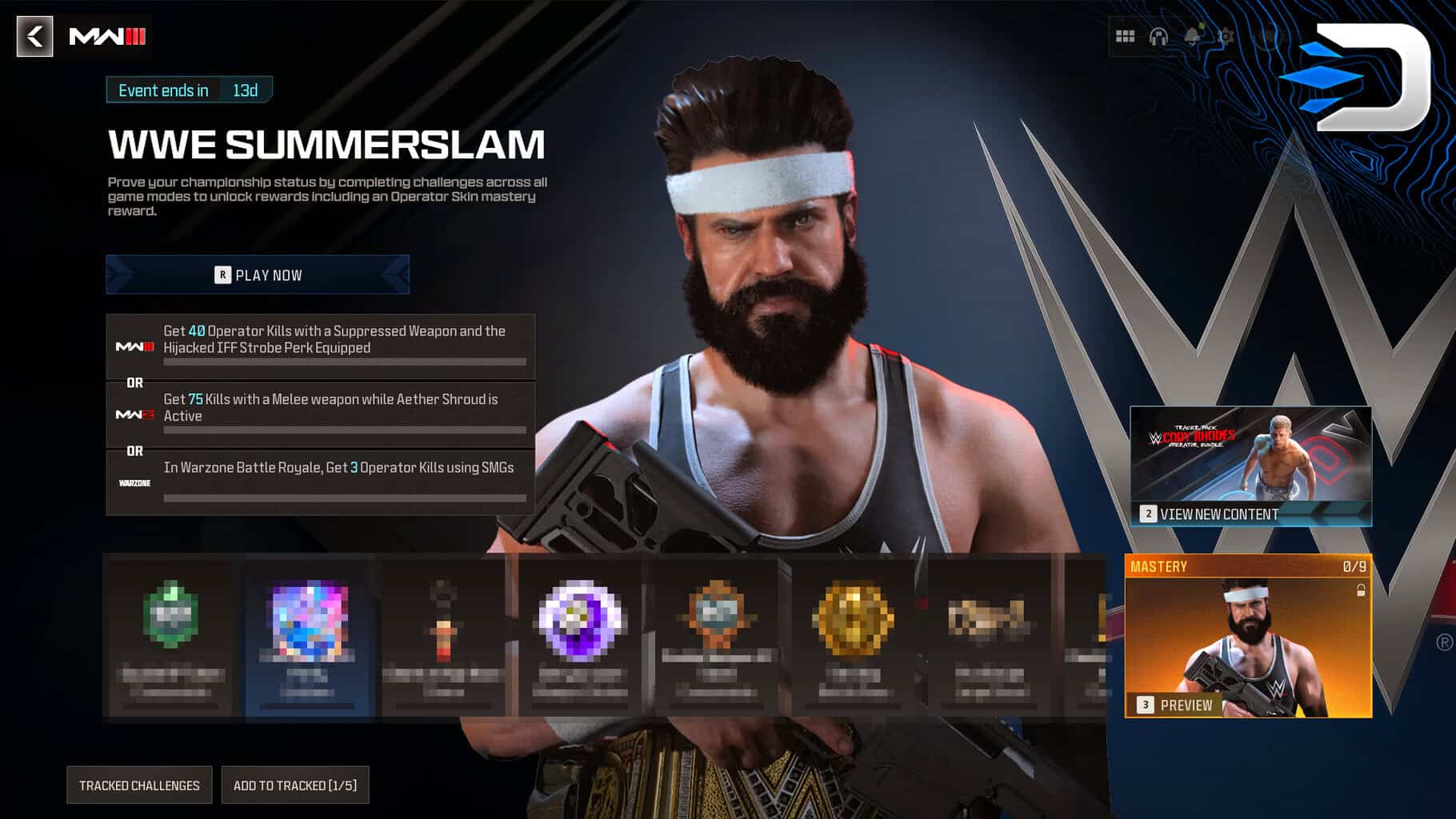 MW3 x WWE SummerSlam Event Challenges & Rewards | Season 5 - Detonated