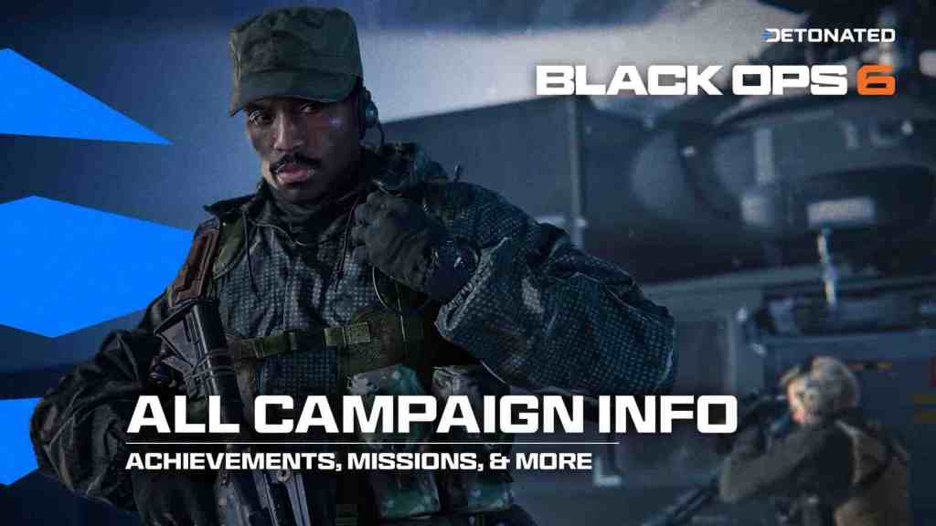 All Black Ops 6 Campaign Achievements, Missions, & MORE - Detonated