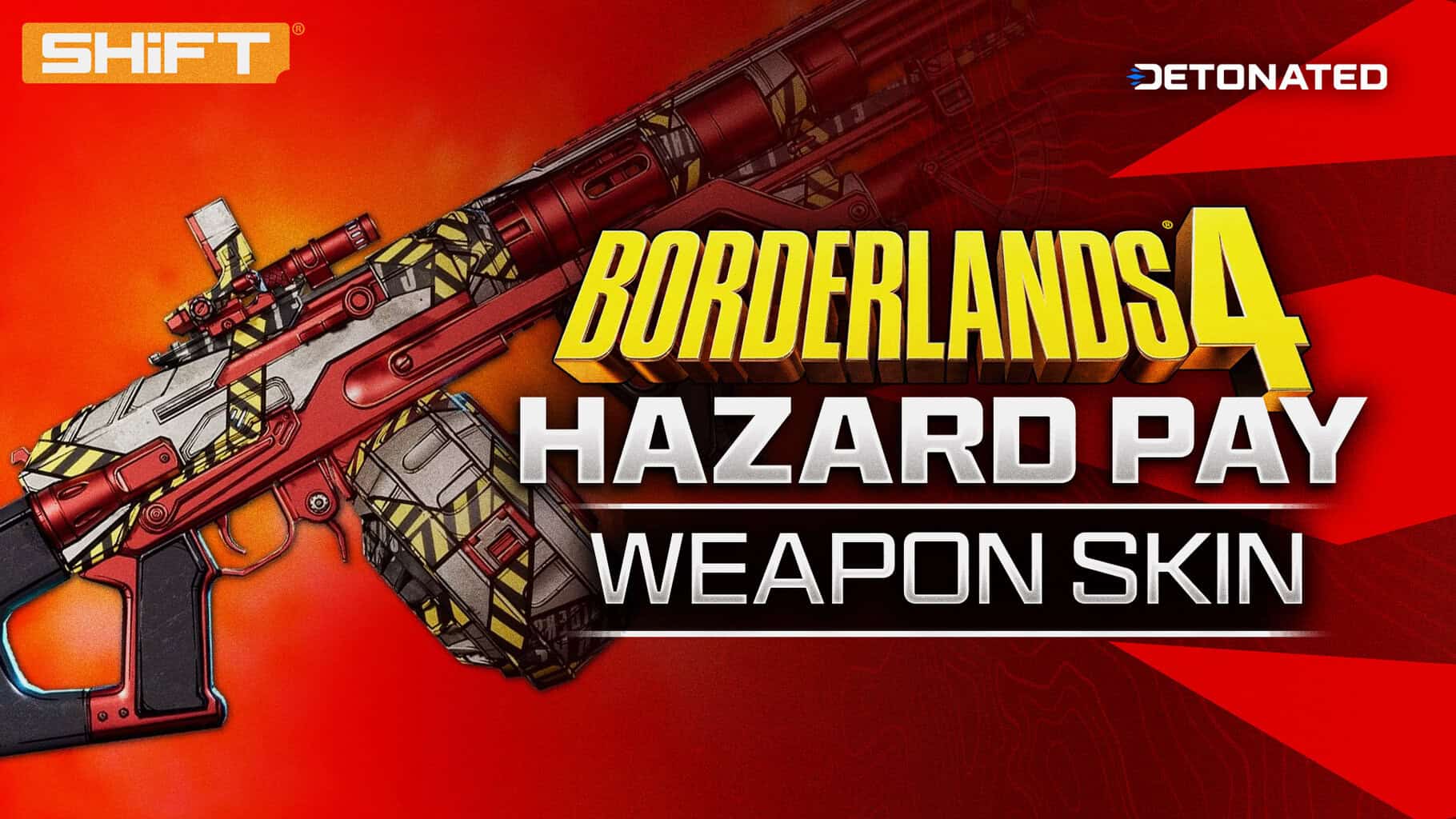 How to Claim Free Borderlands 4 'Hazard Pay' Weapon Skin | SHiFT Reward ...